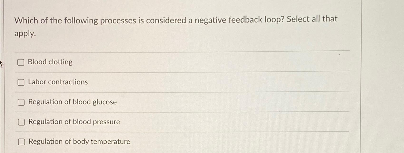 Solved Which of the following processes is considered a | Chegg.com
