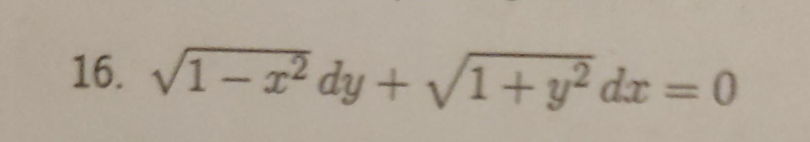 Solved How We Can Solve This Seperable Differential