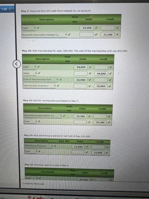 Palisade Creek Co. Unadjusted Trial Balance May 31, | Chegg.com