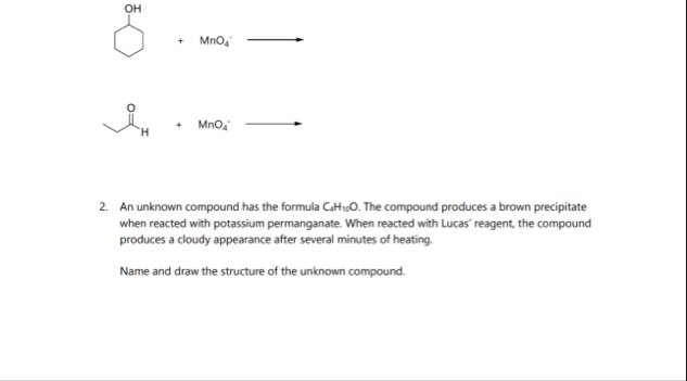 Solved An unknown compound has the formula C4H10O. ﻿The | Chegg.com