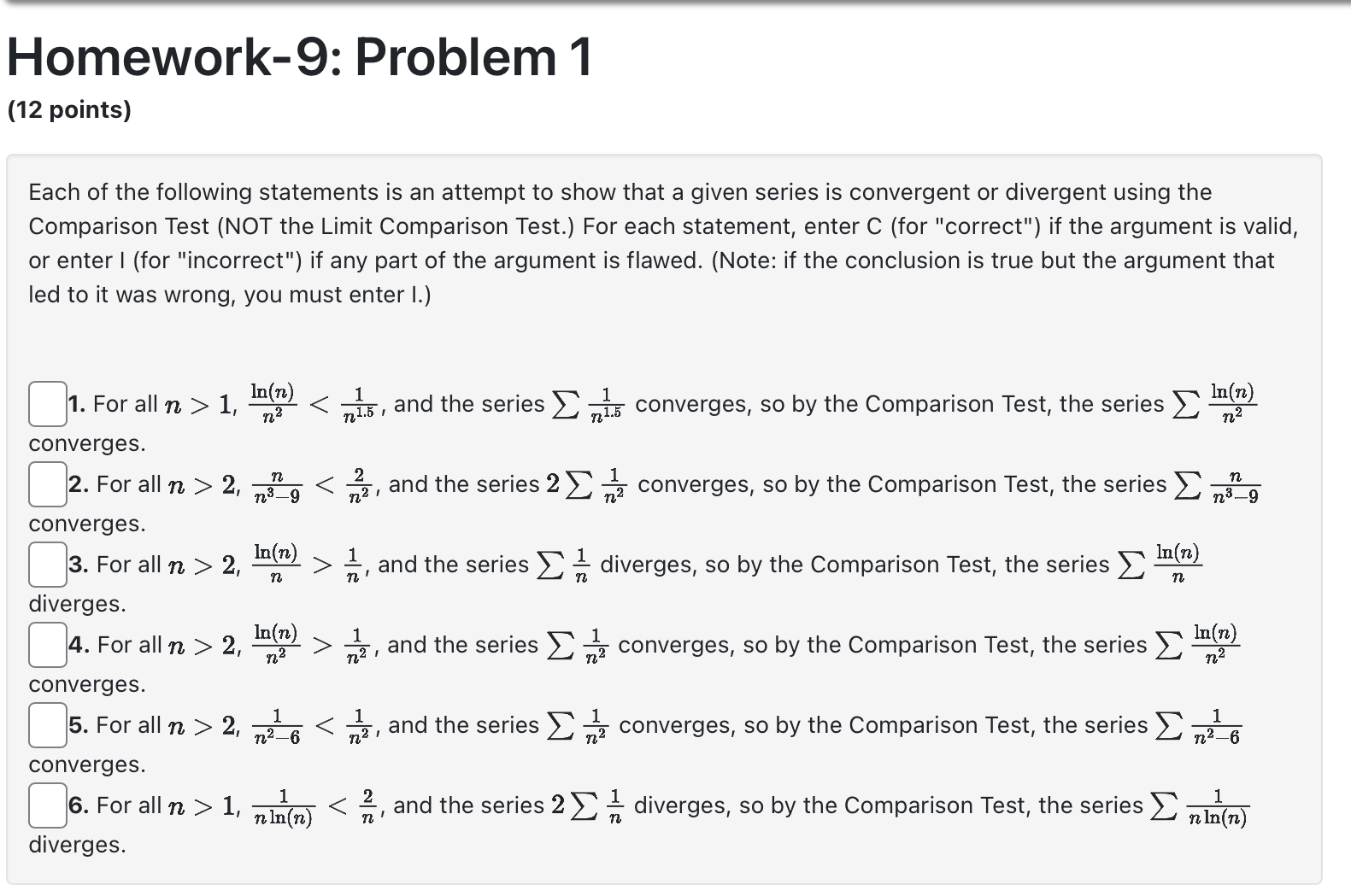 Solved Homework-9: Problem 1(12 points)Each of the | Chegg.com Solved Homework-9: Problem 1(12 points)Each of the | Chegg.com