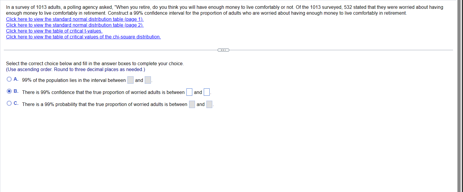 Solved Click here to view the standard normal distribution | Chegg.com