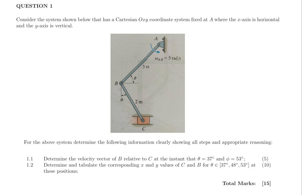 Solved QUESTION 1Consider the system shown below that has a | Chegg.com