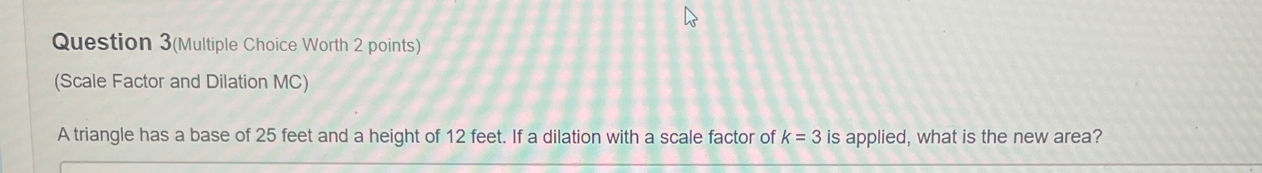 Solved Question 3(Multiple Choice Worth 2 ﻿points)(Scale | Chegg.com