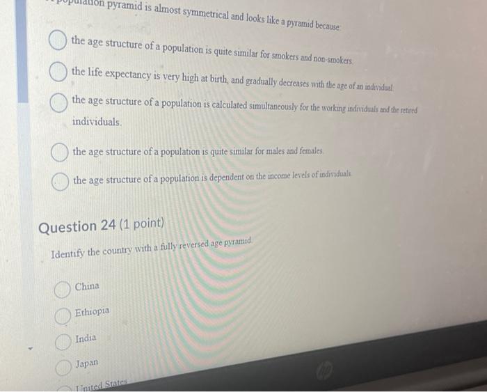 Solved The difference between the life expectancy and | Chegg.com