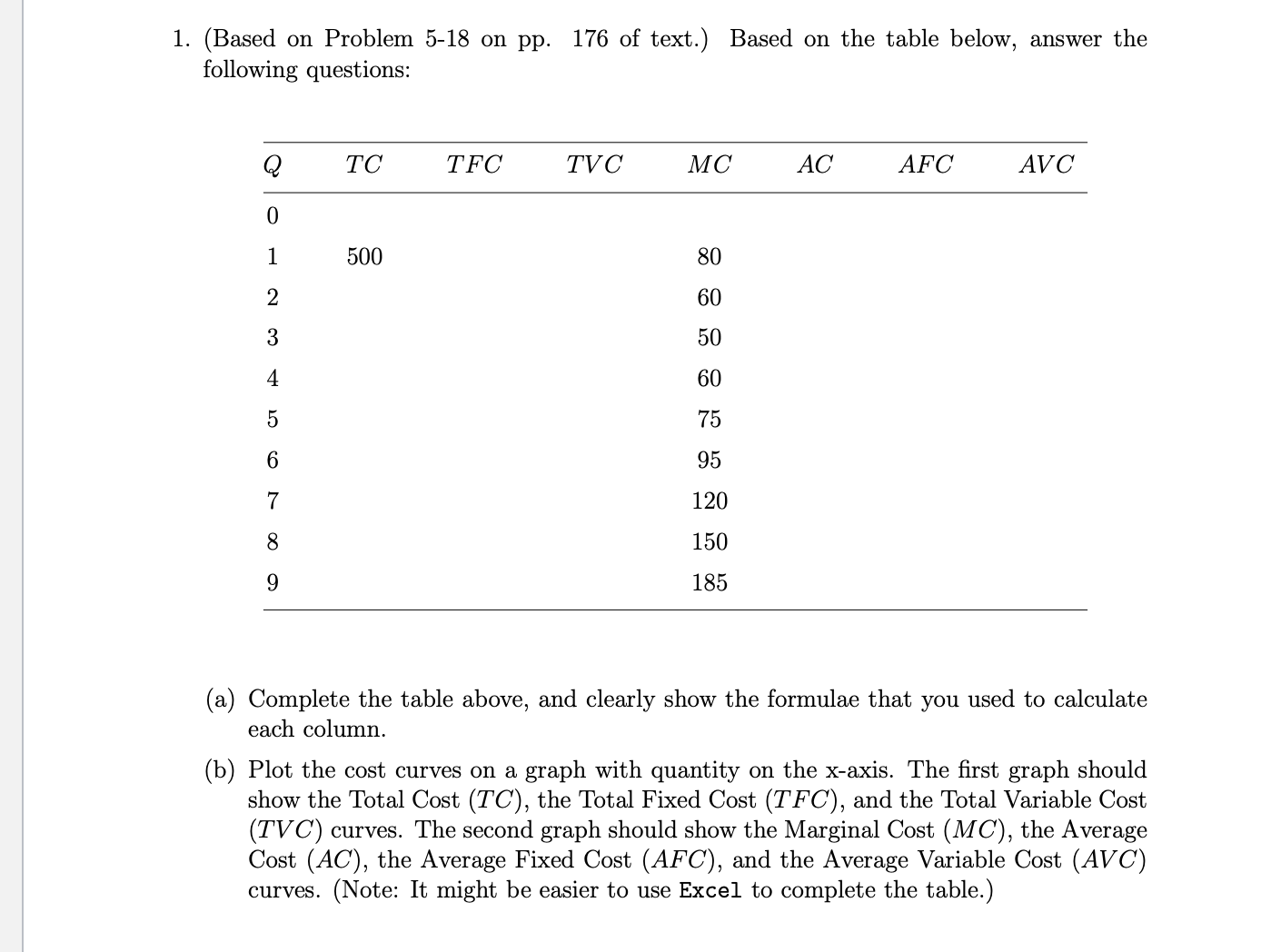 Solved (Based on Problem 5-18 ﻿on pp. 176 ﻿of text.) ﻿Based | Chegg.com