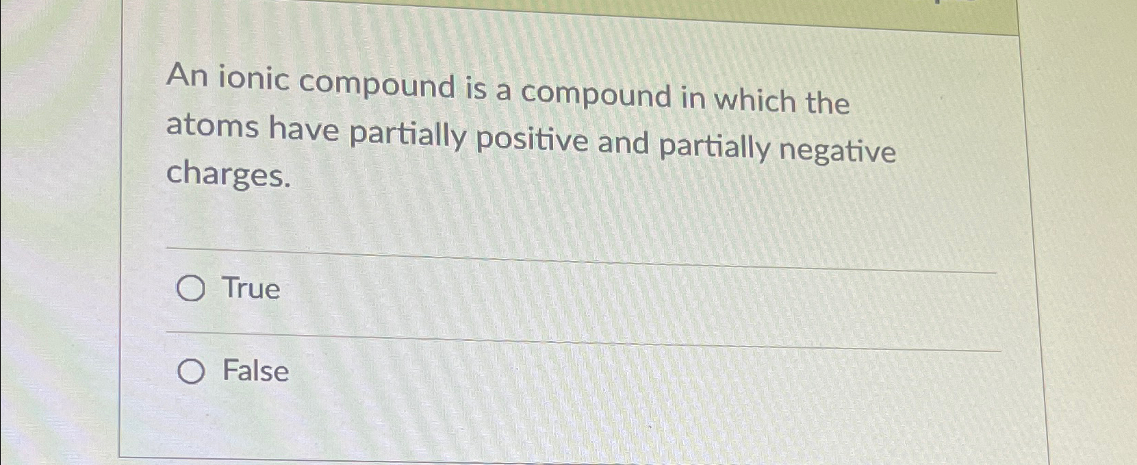 Solved An ionic compound is a compound in which the atoms | Chegg.com