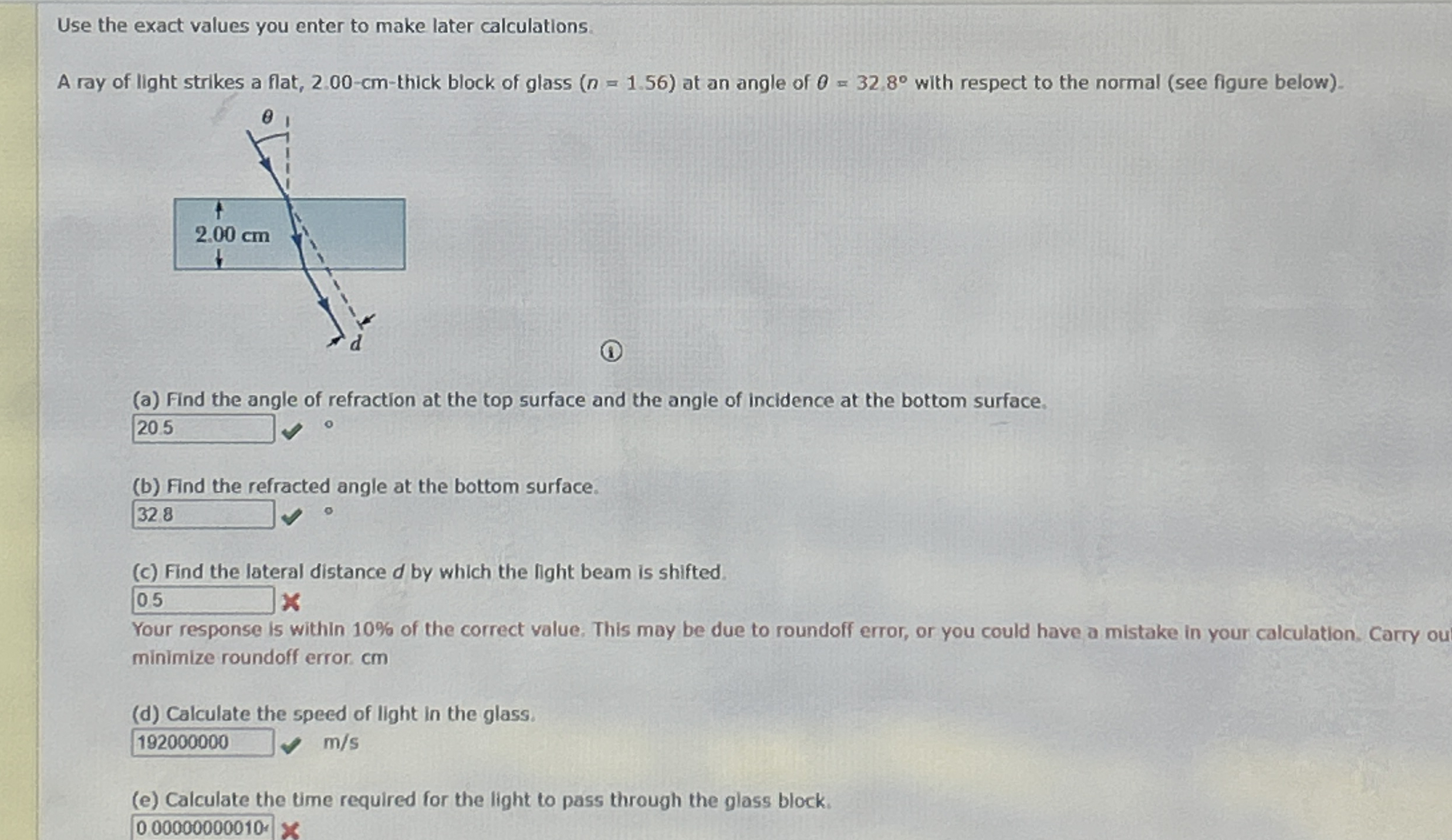Solved Use the exact values you enter to make later | Chegg.com