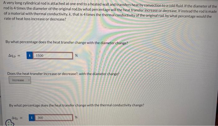 Solved A very long cylindrical rod is attached at one end to | Chegg.com