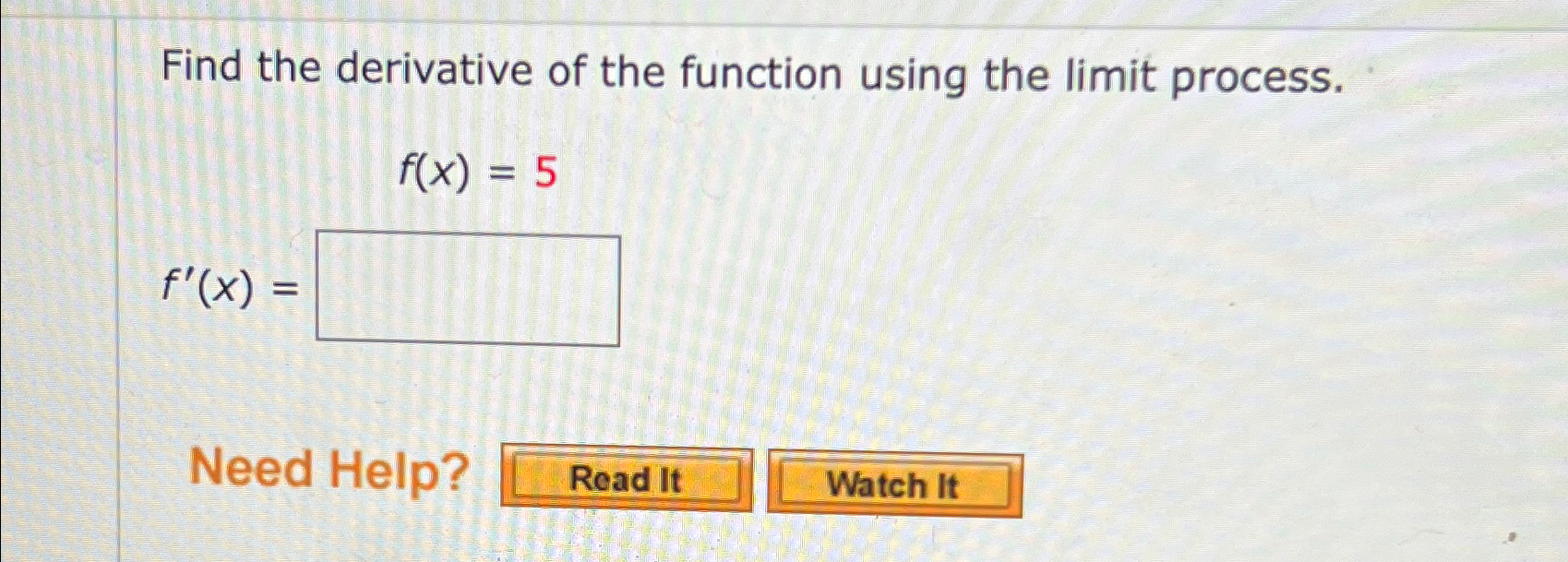 Solved Find the derivative of the function using the limit | Chegg.com