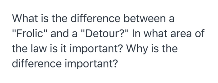 Solved What is the difference between a "Frolic" and a | Chegg.com