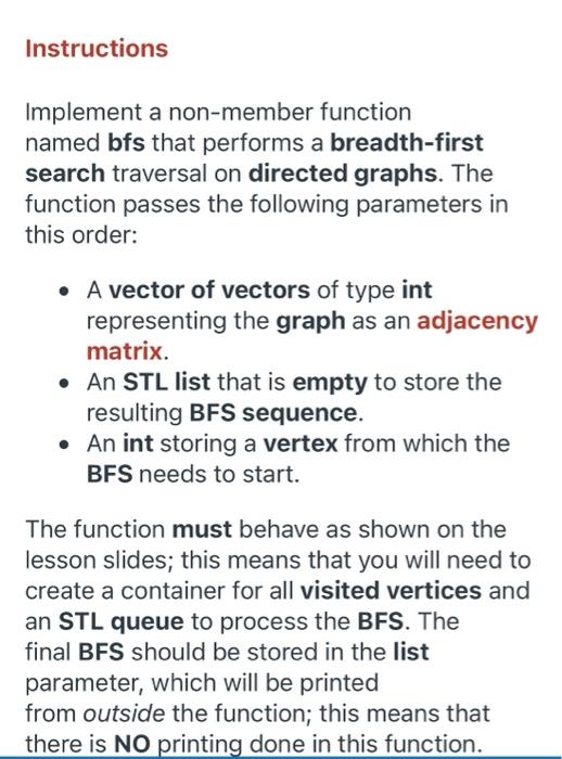 Solved Instructions Implement a non-member function named | Chegg.com