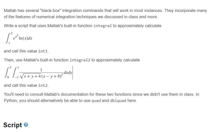 Solved Matlab has several Solved Matlab has several