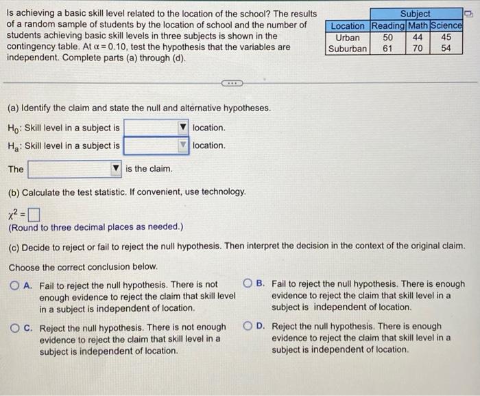 Solved Is achieving a basic skill level related to the | Chegg.com