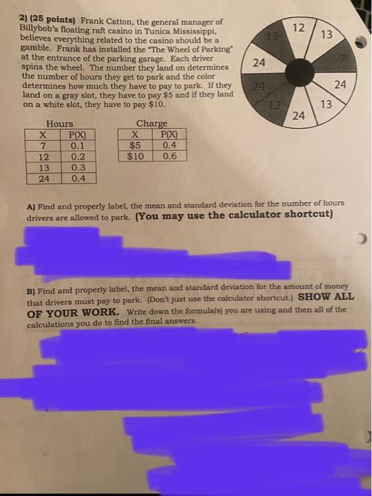 Solved 2) (25 points) Frank Catton, the general manager of | Chegg.com