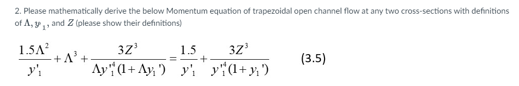 Solved Please mathematically derive the below Momentum | Chegg.com