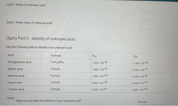 Solved Data And Report Submission 08 - Determination Of | Chegg.com