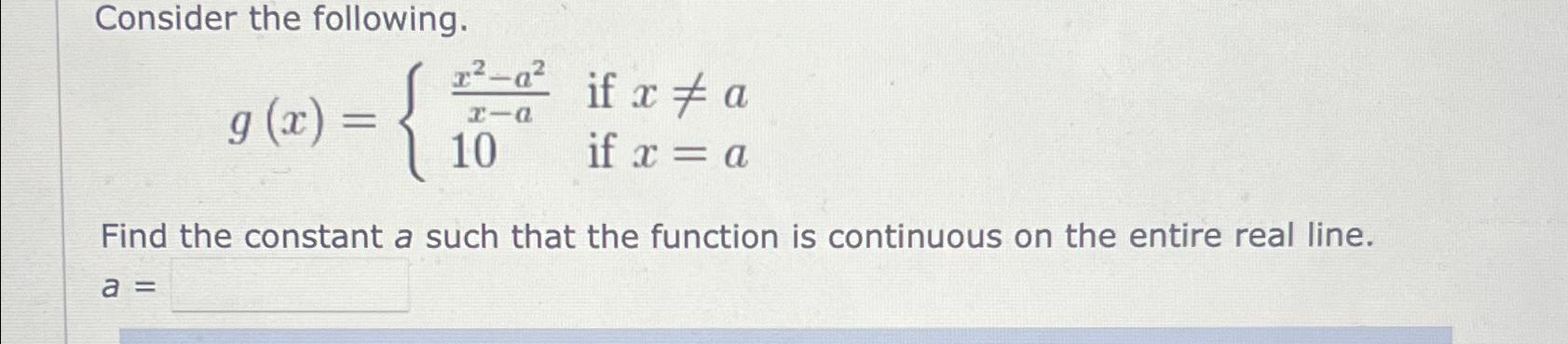 Solved Consider the | Chegg.com