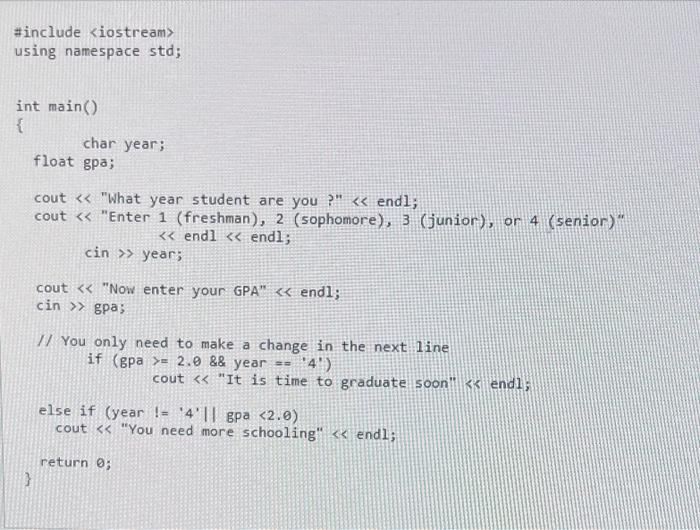 [Solved]: // This program illustrates the use of logical op