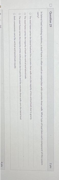 Solved In lateral load resisting systems, a steel frame is | Chegg.com