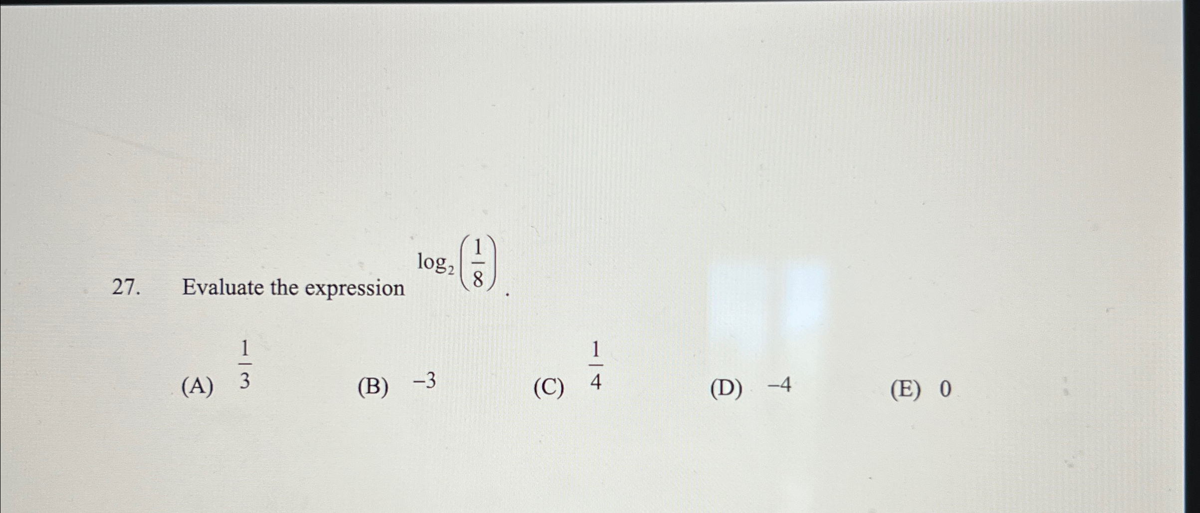 Solved Evaluate the expression | Chegg.com