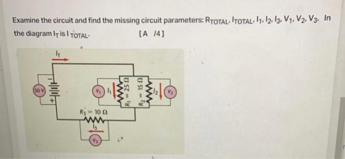 Solved Examine the circuit and find the missing circuit | Chegg.com