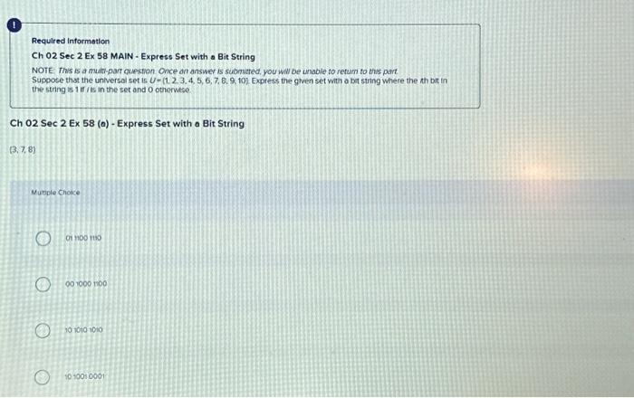 Solved Required Information Ch 02 Sec 2 Ex 58 MAIN - Express | Chegg.com