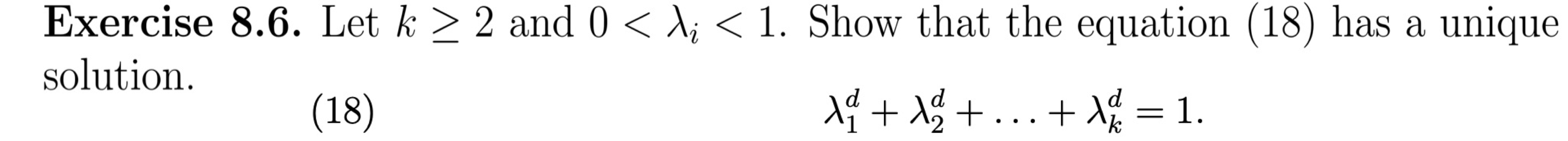 Solved Exercise 8.6. ﻿Let k≥2 ﻿and 0