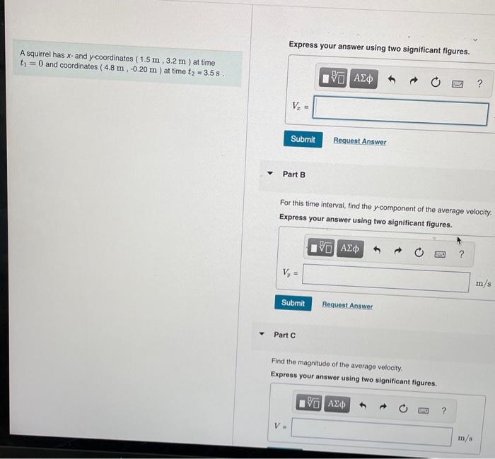 Solved Express your answer using two significant figures. A | Chegg.com
