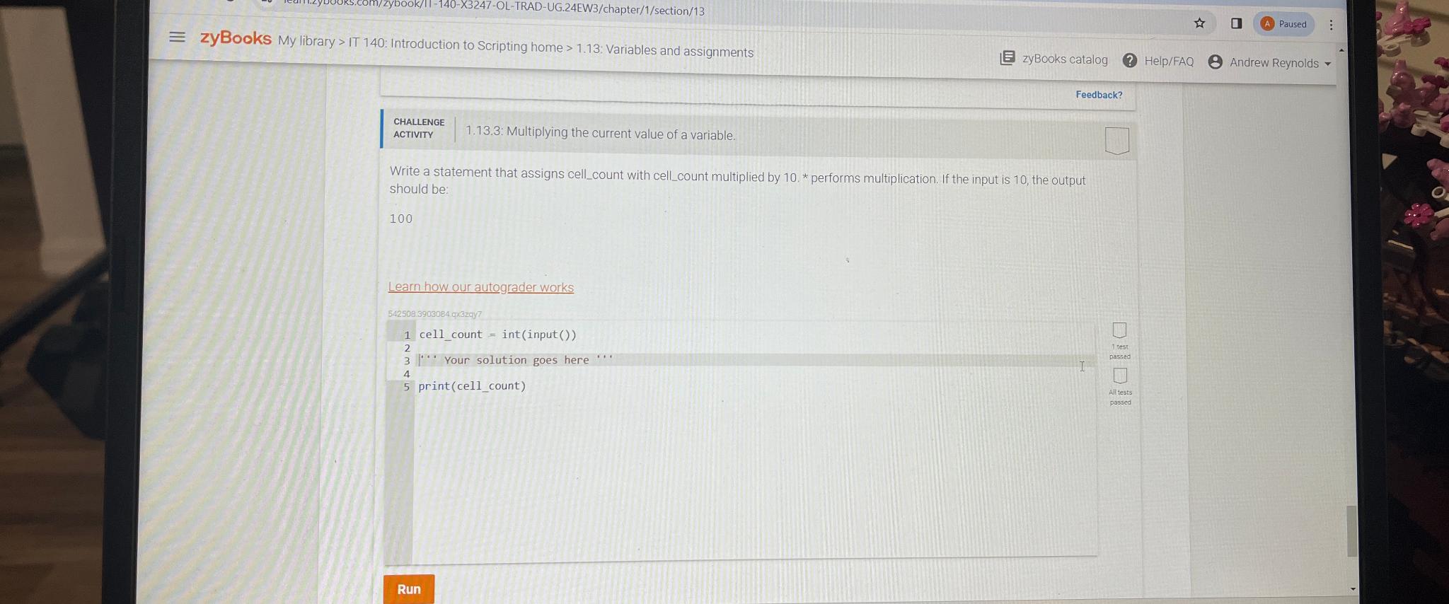 Solved -= ﻿zyBooks My library > ﻿IT 140: Introduction to | Chegg.com