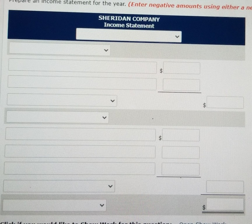 Solved Exercise 4-09 a1,a2-b (Part Level Submission) | Chegg.com