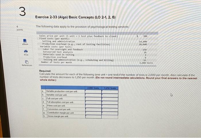 Solved Exercise 2-33 (Algo) Basic Concepts (LO 2-1, 2, 6) | Chegg.com Solved Exercise 2-33 (Algo) Basic Concepts (LO 2-1, 2, 6) | Chegg.com