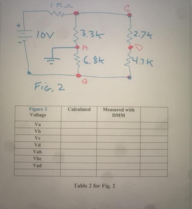 Solved LAB 6: Series-Parallel Networks and Reference Voltage | Chegg.com