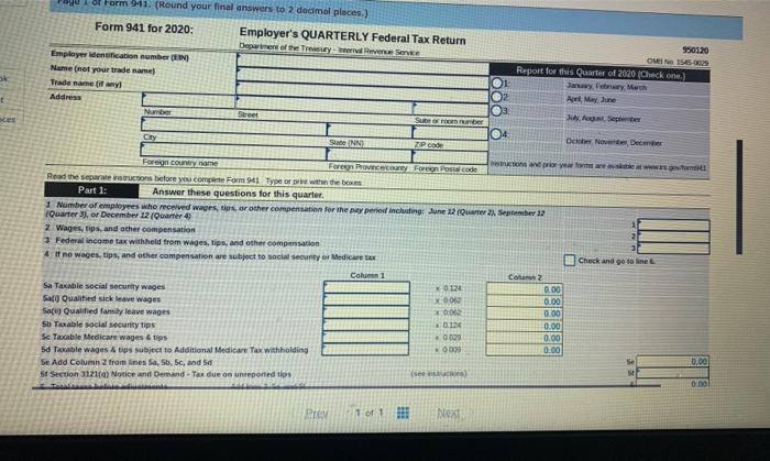 Solved Check my w Continuing Payroll Project: Prevosti Farms | Chegg.com