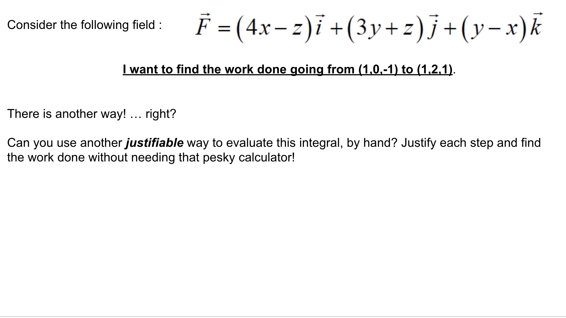 Solved Consider the following field: | Chegg.com