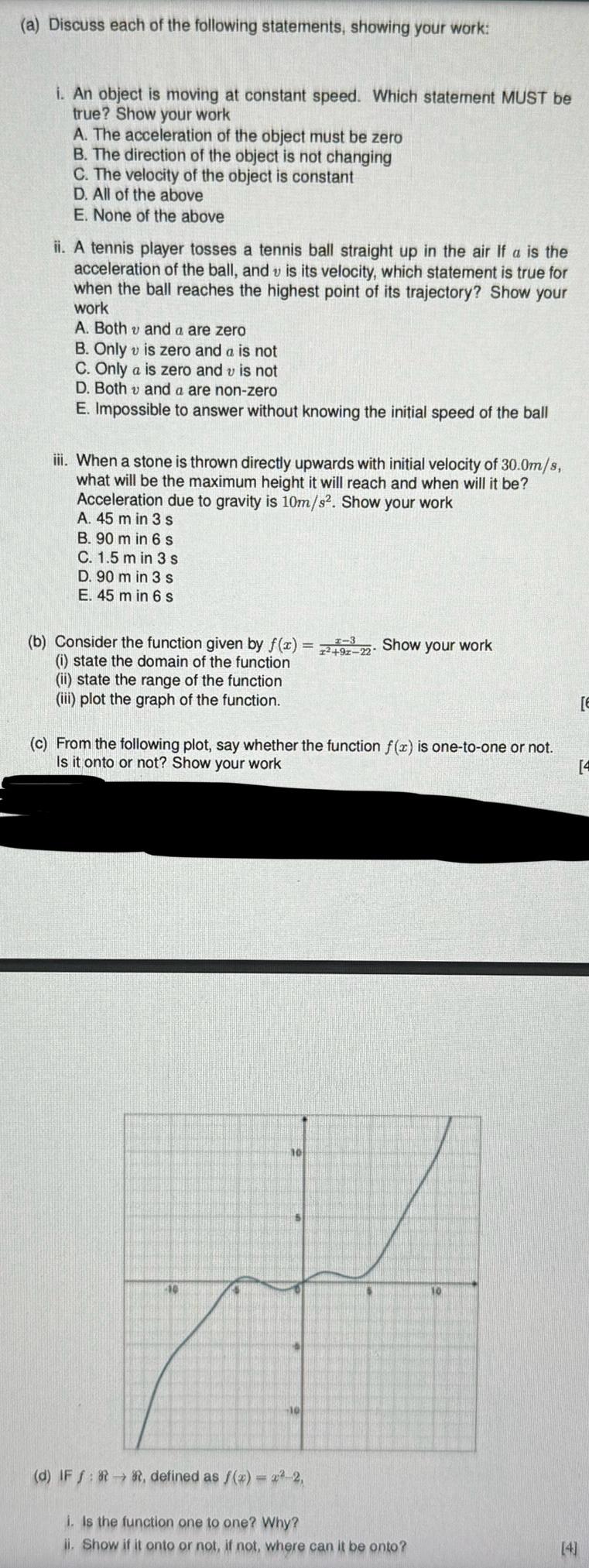 Solved (a) ﻿Discuss each of the following statements, | Chegg.com