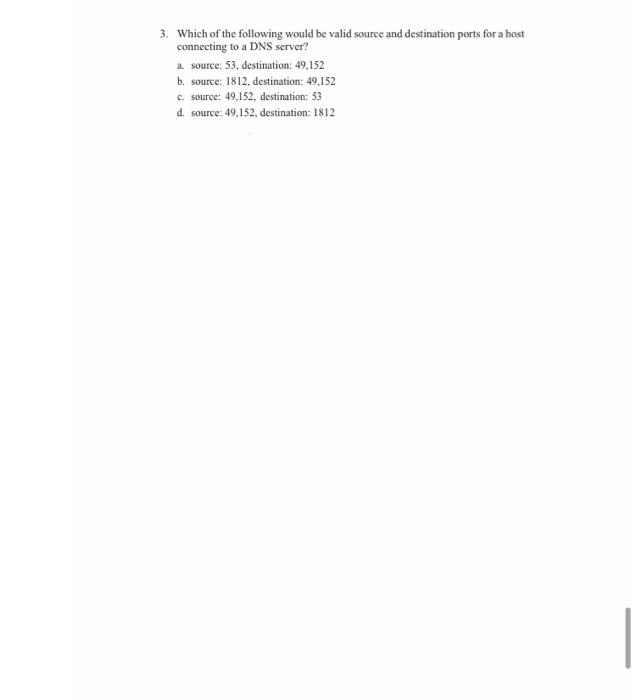 Module 14 Study Guide Transportation of Data The | Chegg.com