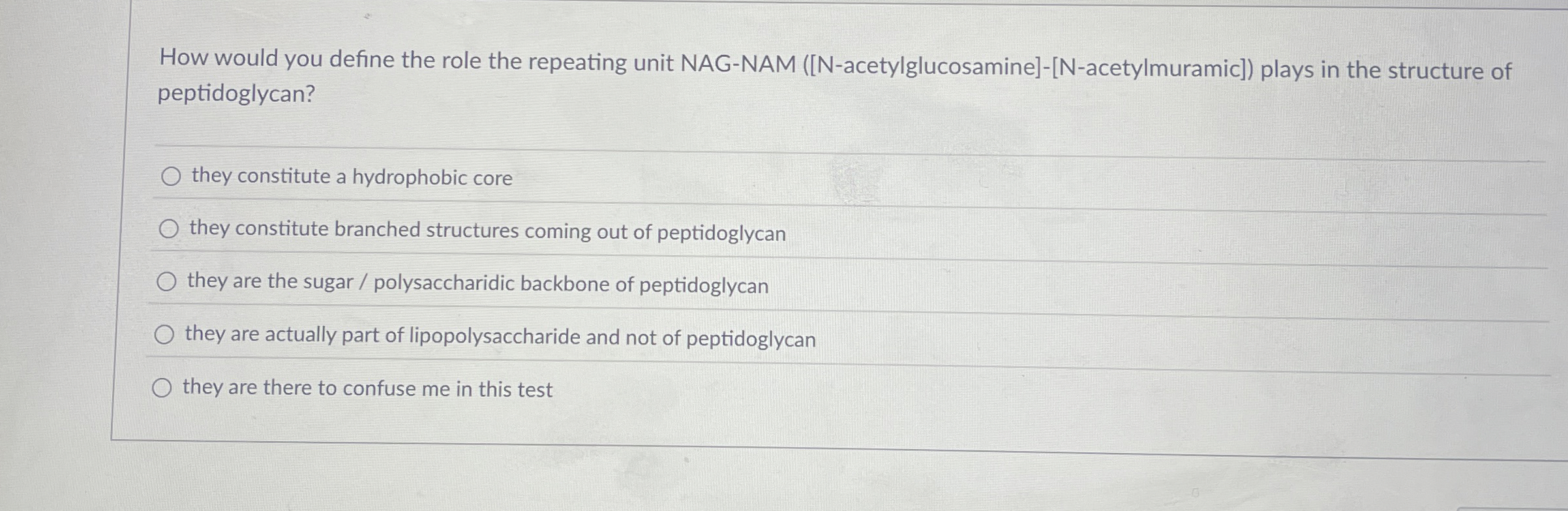 Solved How would you define the role the repeating unit | Chegg.com