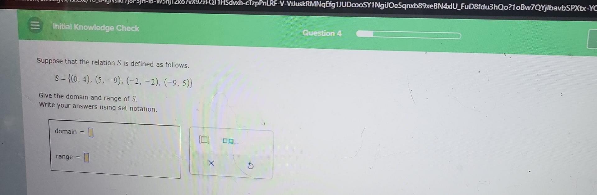 Solved Initial Knowledge CheckCuestion 4Suppose that the | Chegg.com