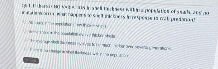 Solved Q6.1. If there is NO VARIATION in shell thickness | Chegg.com