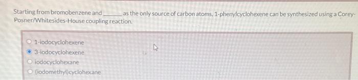 Solved Starting from bromobenzene and as the only source of | Chegg.com