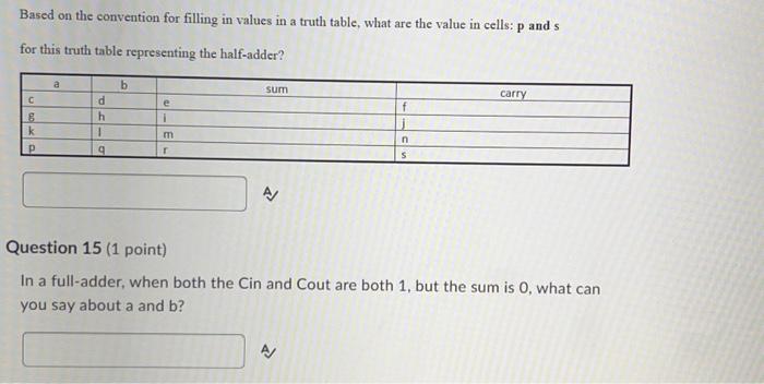 Solved Based on the convention for filling in values in a | Chegg.com
