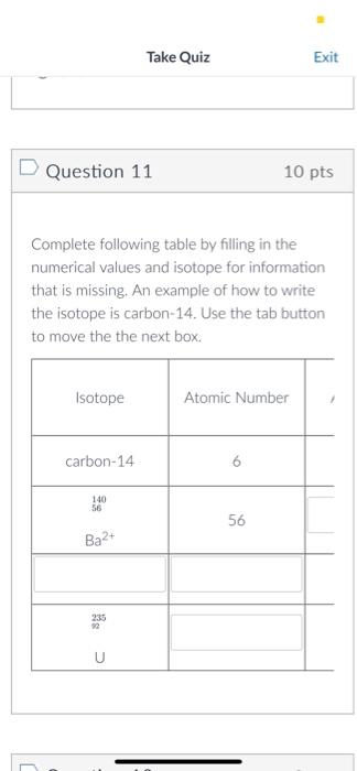 Solved Complete followire table by fling in the rumerical | Chegg.com