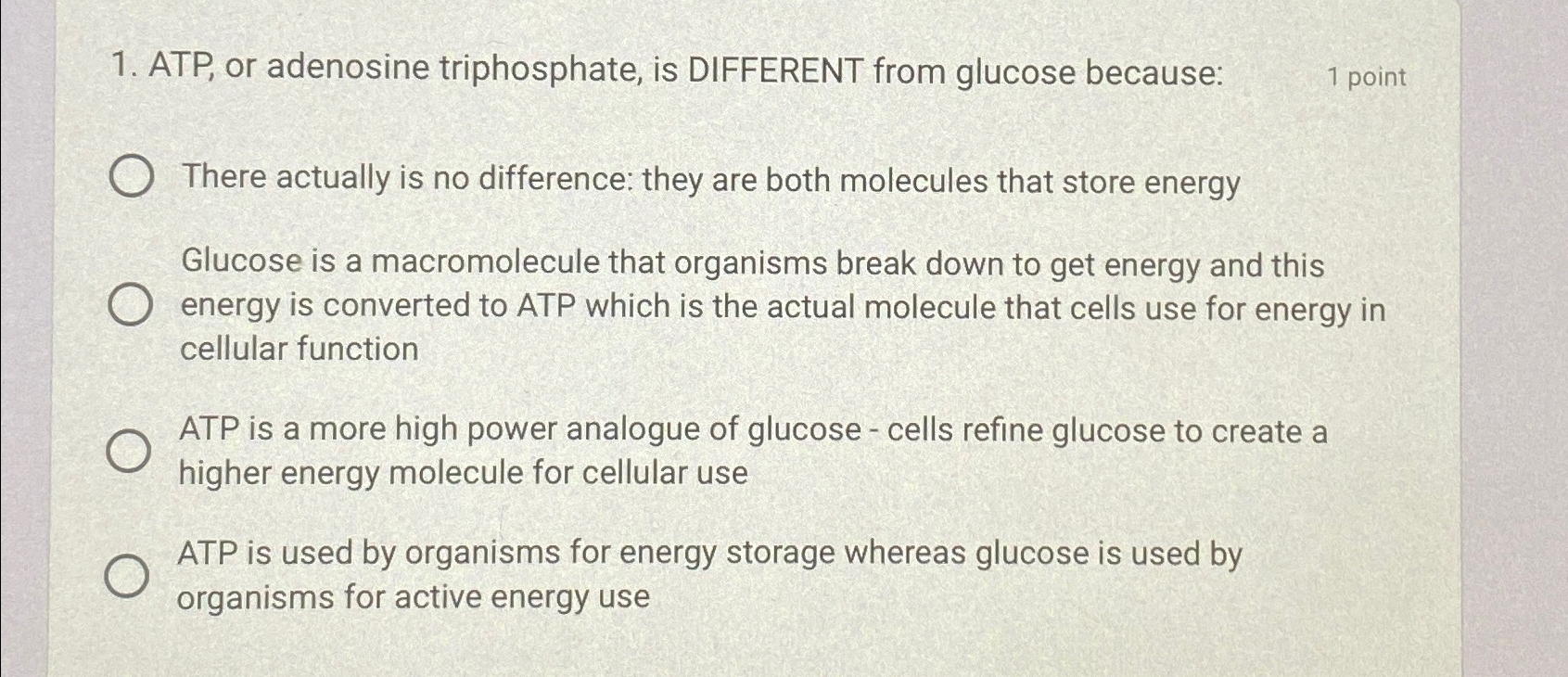 Solved ATP, or adenosine triphosphate, is DIFFERENT from | Chegg.com