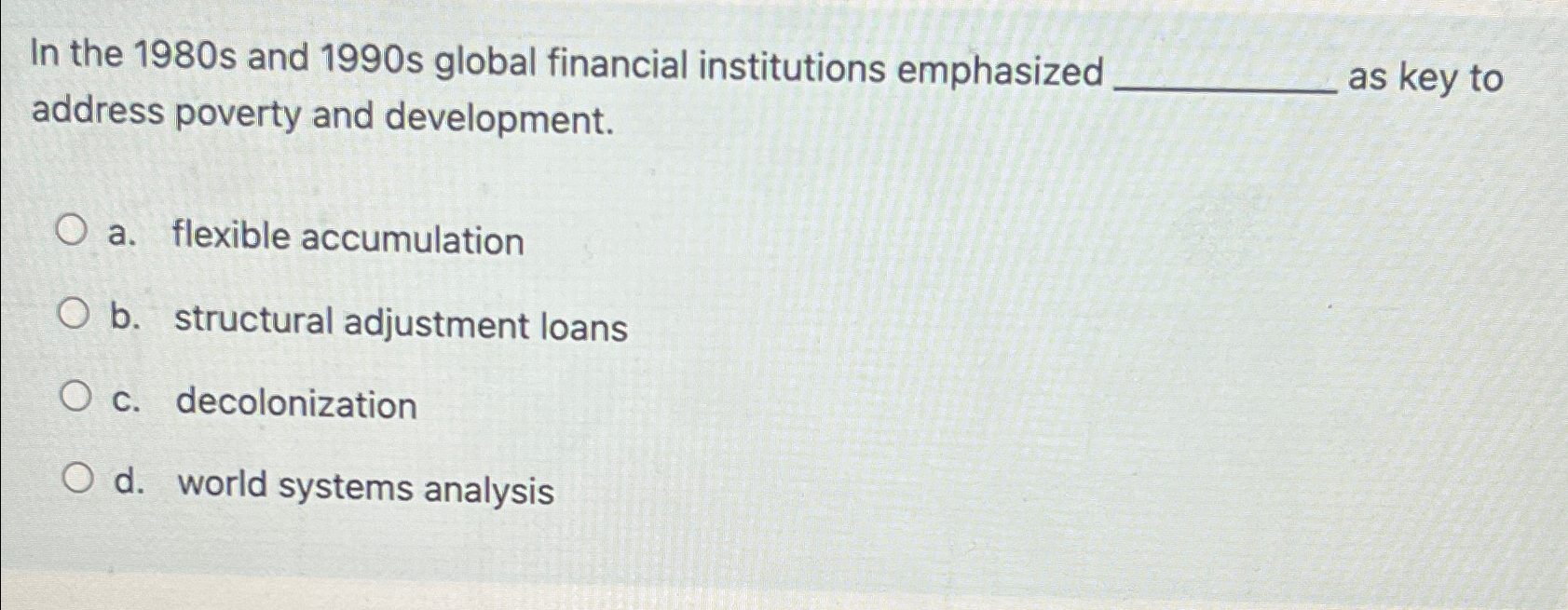 Solved In the 1980 ﻿s and 1990 ﻿s global financial | Chegg.com