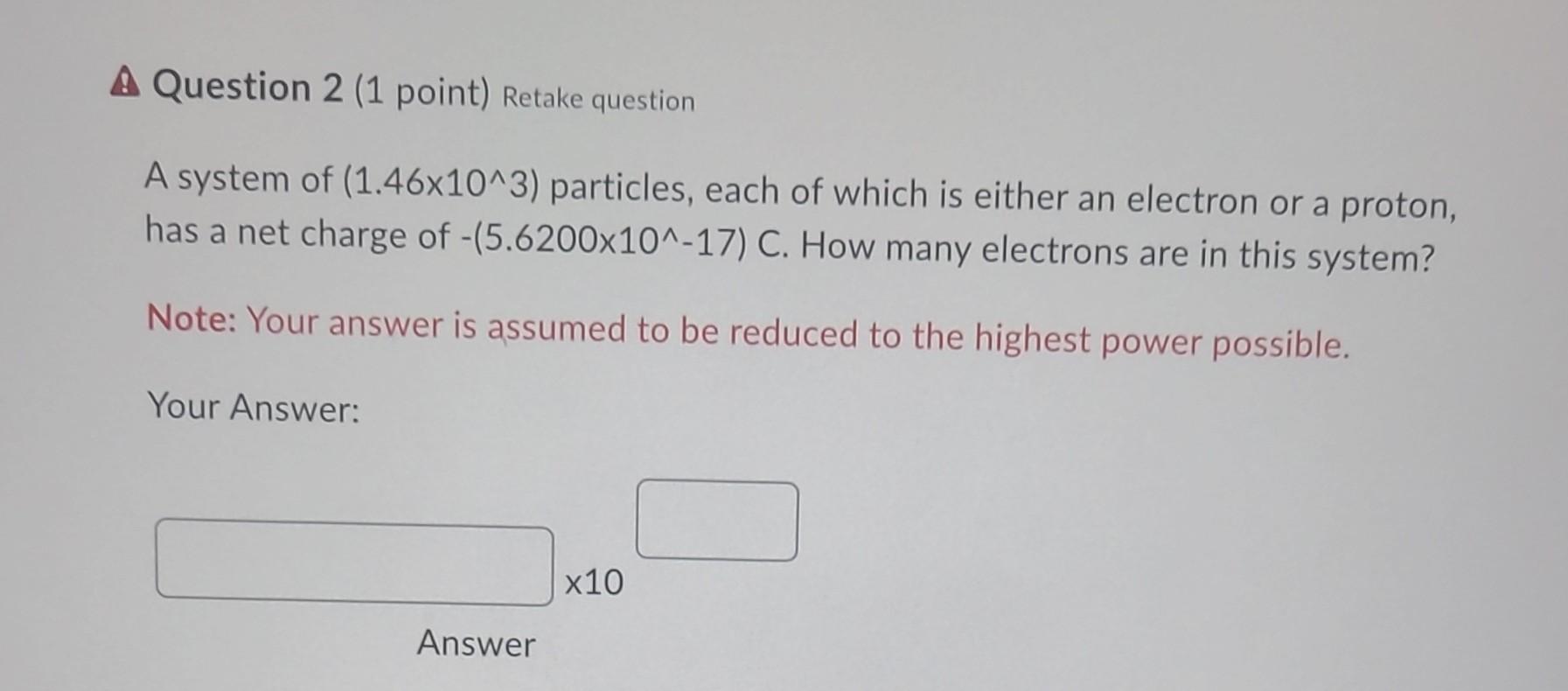 Solved Question 2 (1 point) Retake question A system of | Chegg.com
