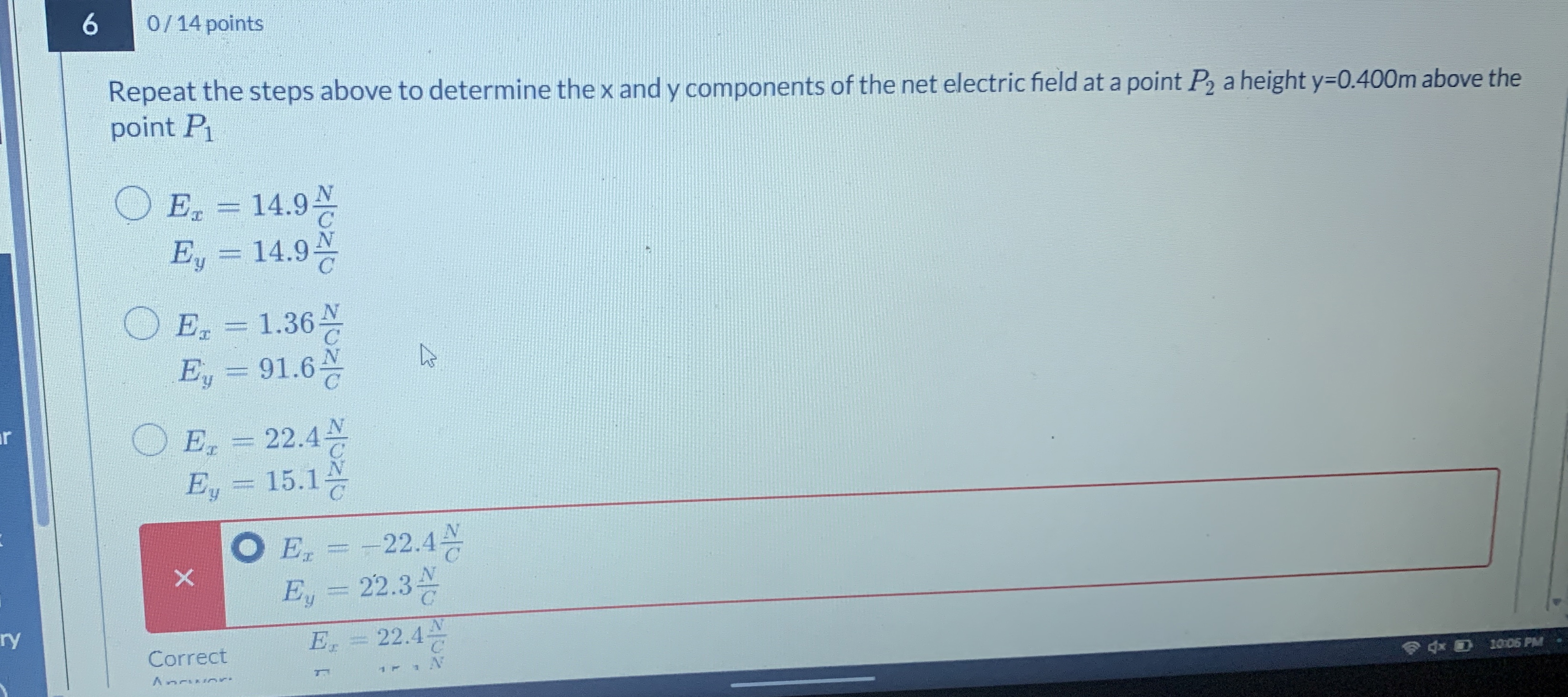 Solved Repeat the steps above to determine the x and y | Chegg.com