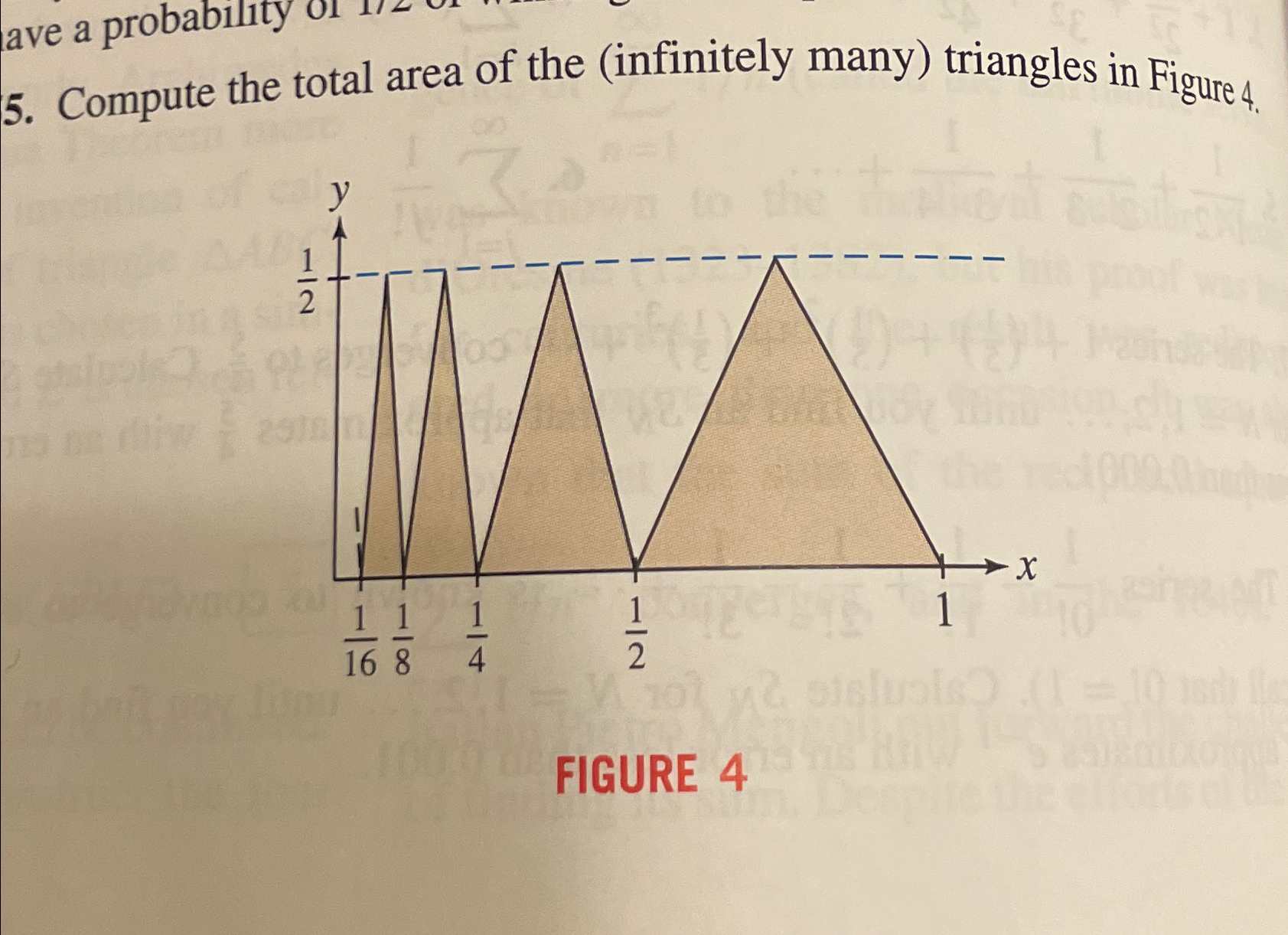 Solved Compute the total area of the (infinitely many) | Chegg.com