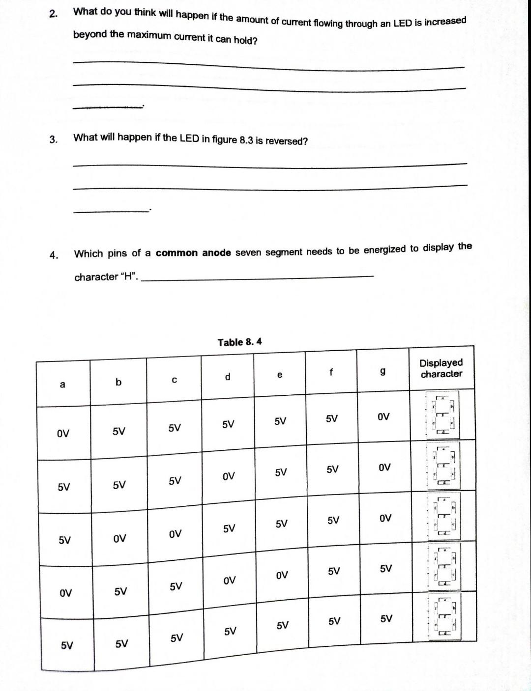 Solved A. Light Emitting Diode 1. Wire the red LED in series | Chegg.com