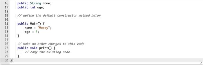 Solved Problem Description and Given Info You must complete | Chegg.com
